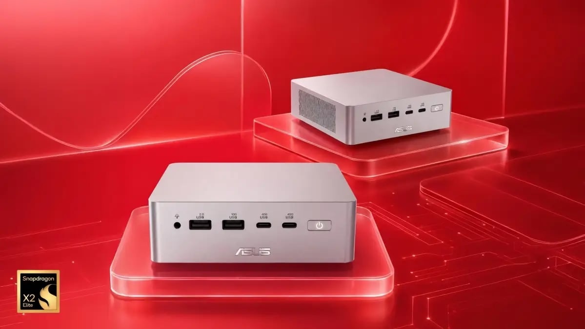 ASUS revela o primeiro mini PC com processador Snapdragon X2 Elite ...